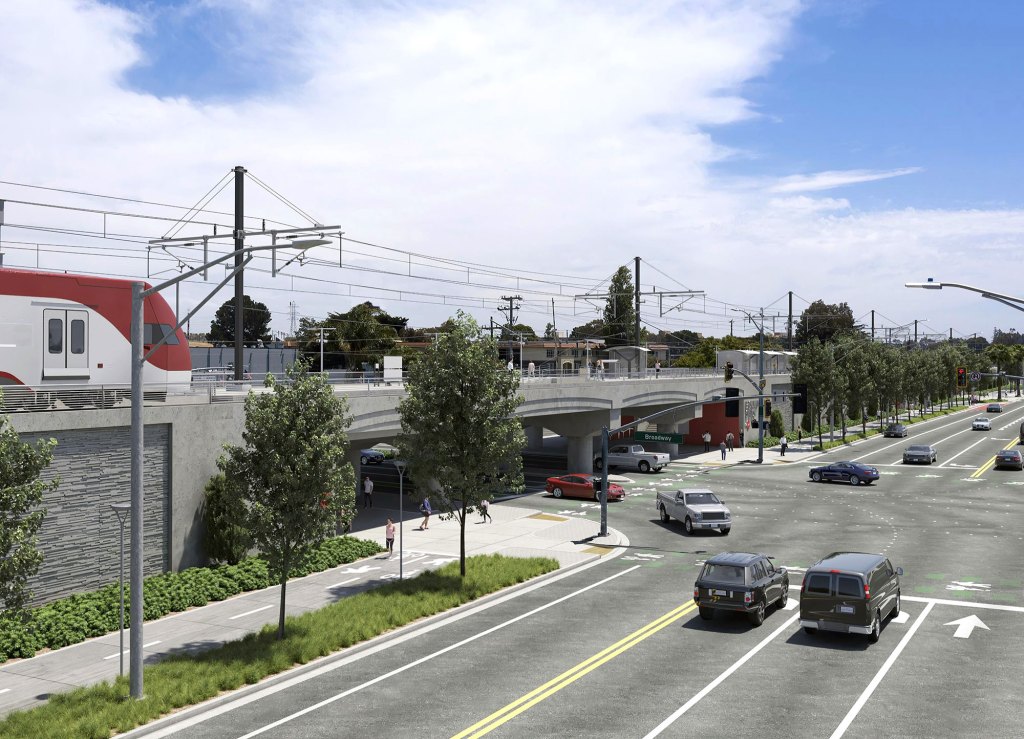Burlingame Caltrain grade separation project secures $340M boost from ...