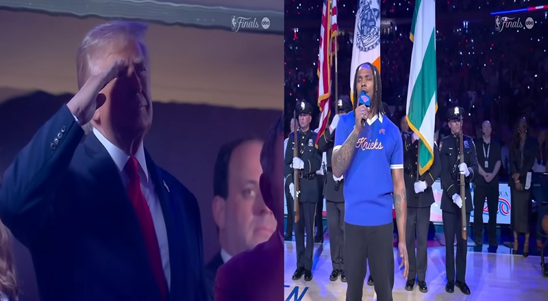Avery Wilson delivers powerful rendition of national anthem, as MSG ...