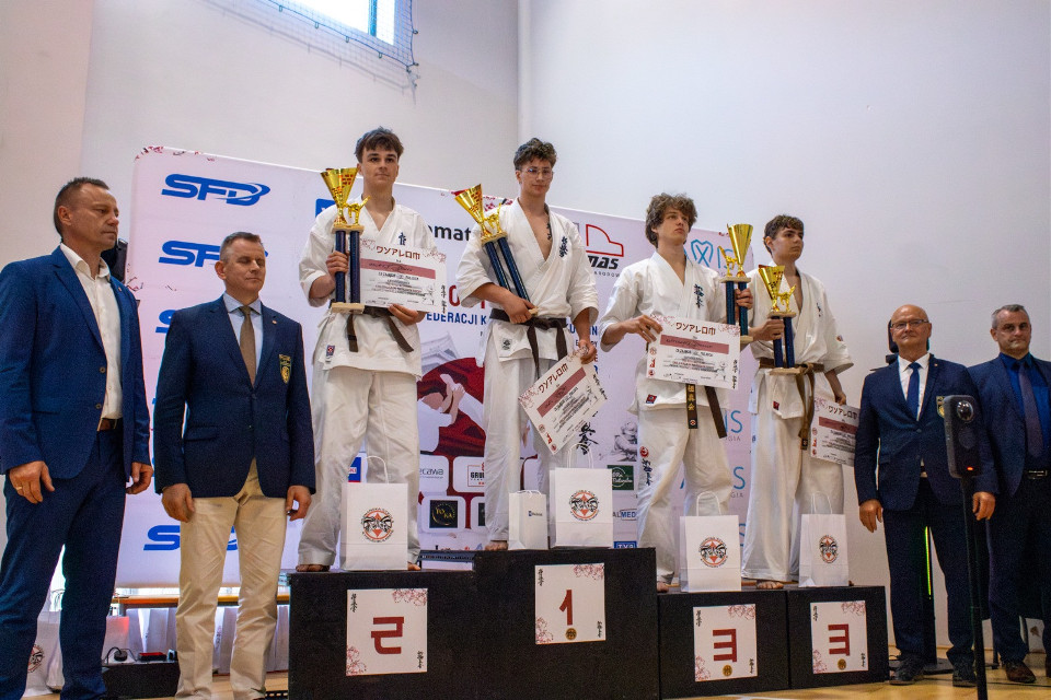 Sukces zawodników Podolski Dojo Kalisz na Mistrzostwach Polski