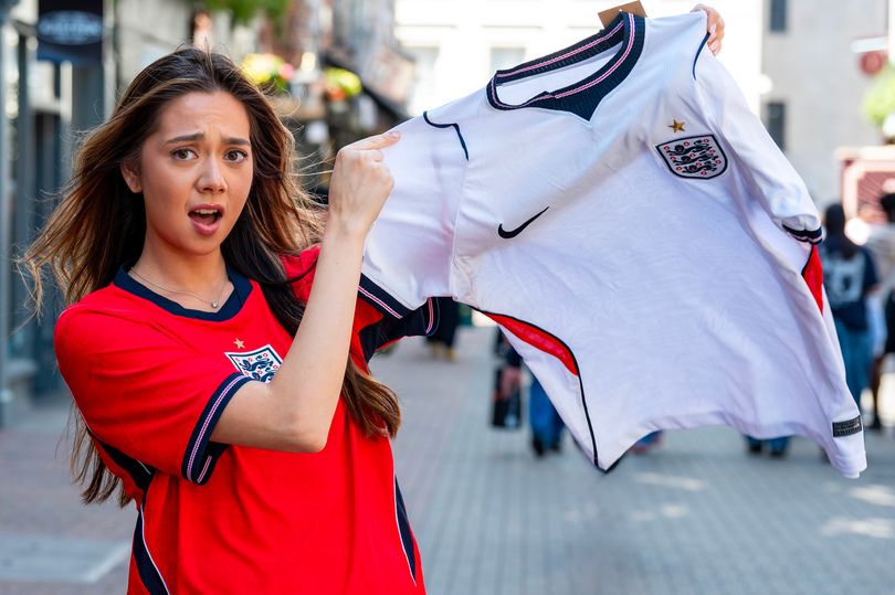 England fans can't tell the difference between £12 fake football shirts ...