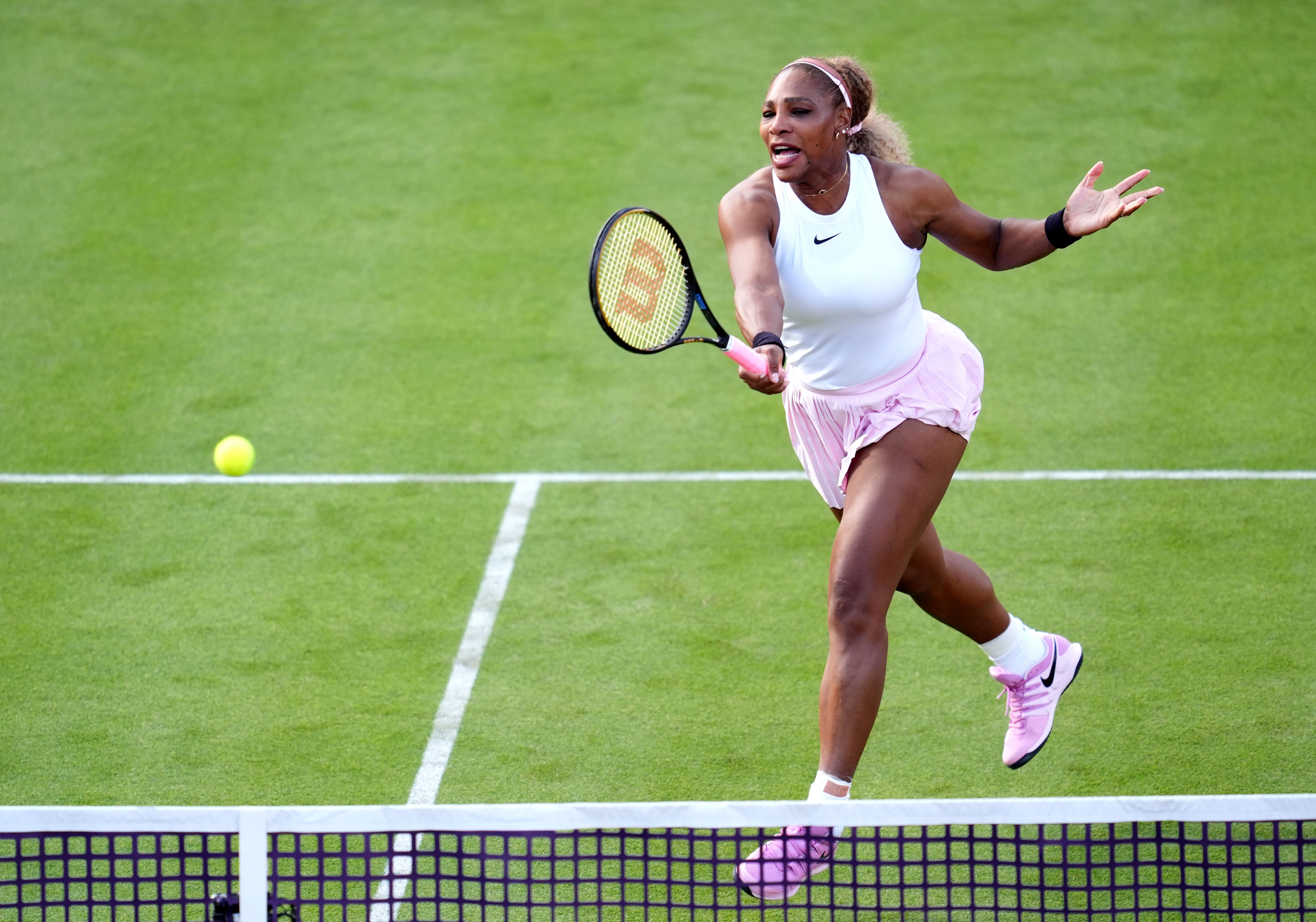 Williams, 44, triumphant on comeback in first match in four years
