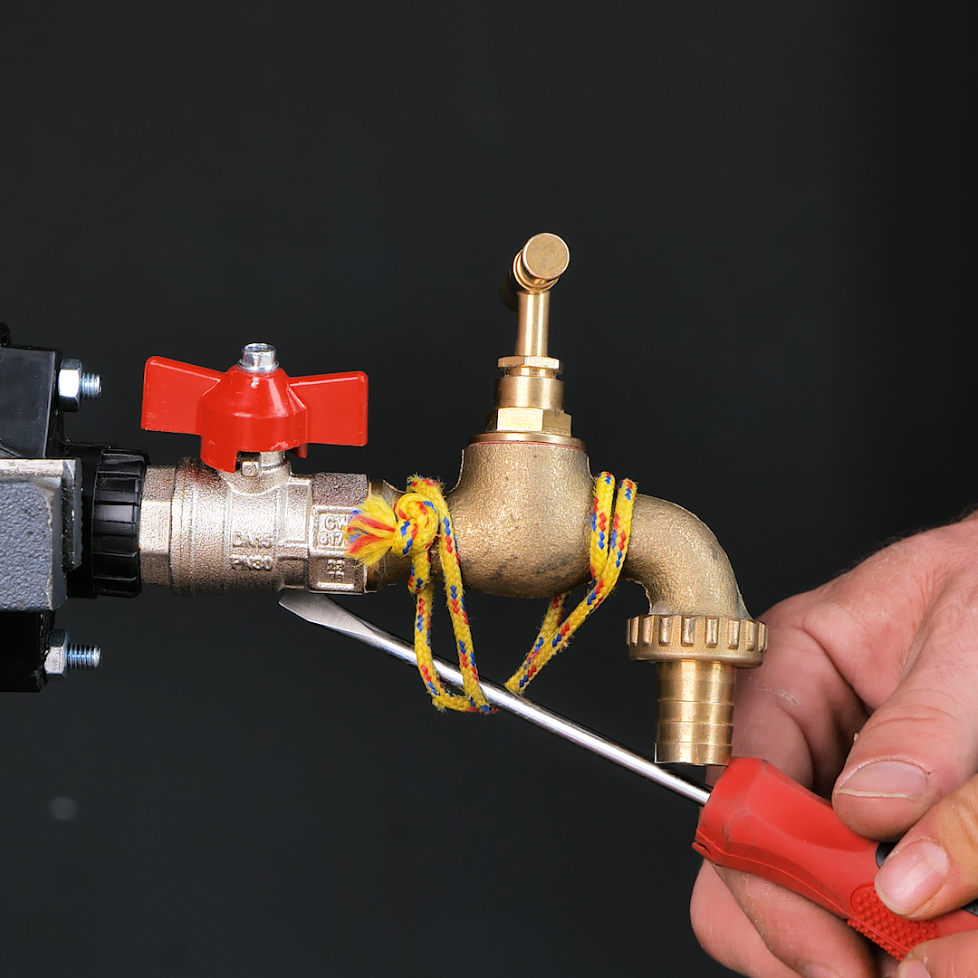 Remove a stuck faucet with this hack
