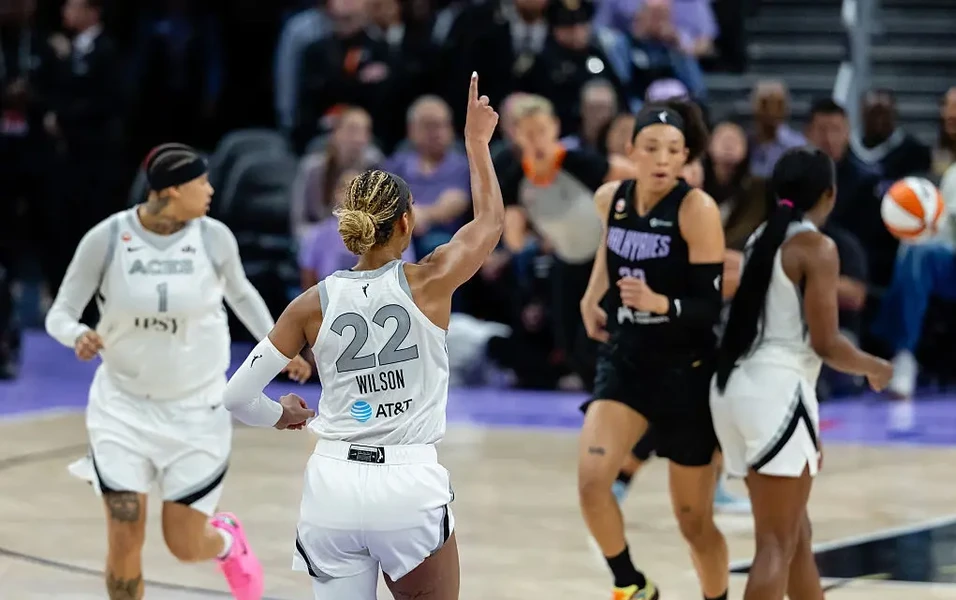 Wilson becomes fastest WNBA player to reach 6,000 points