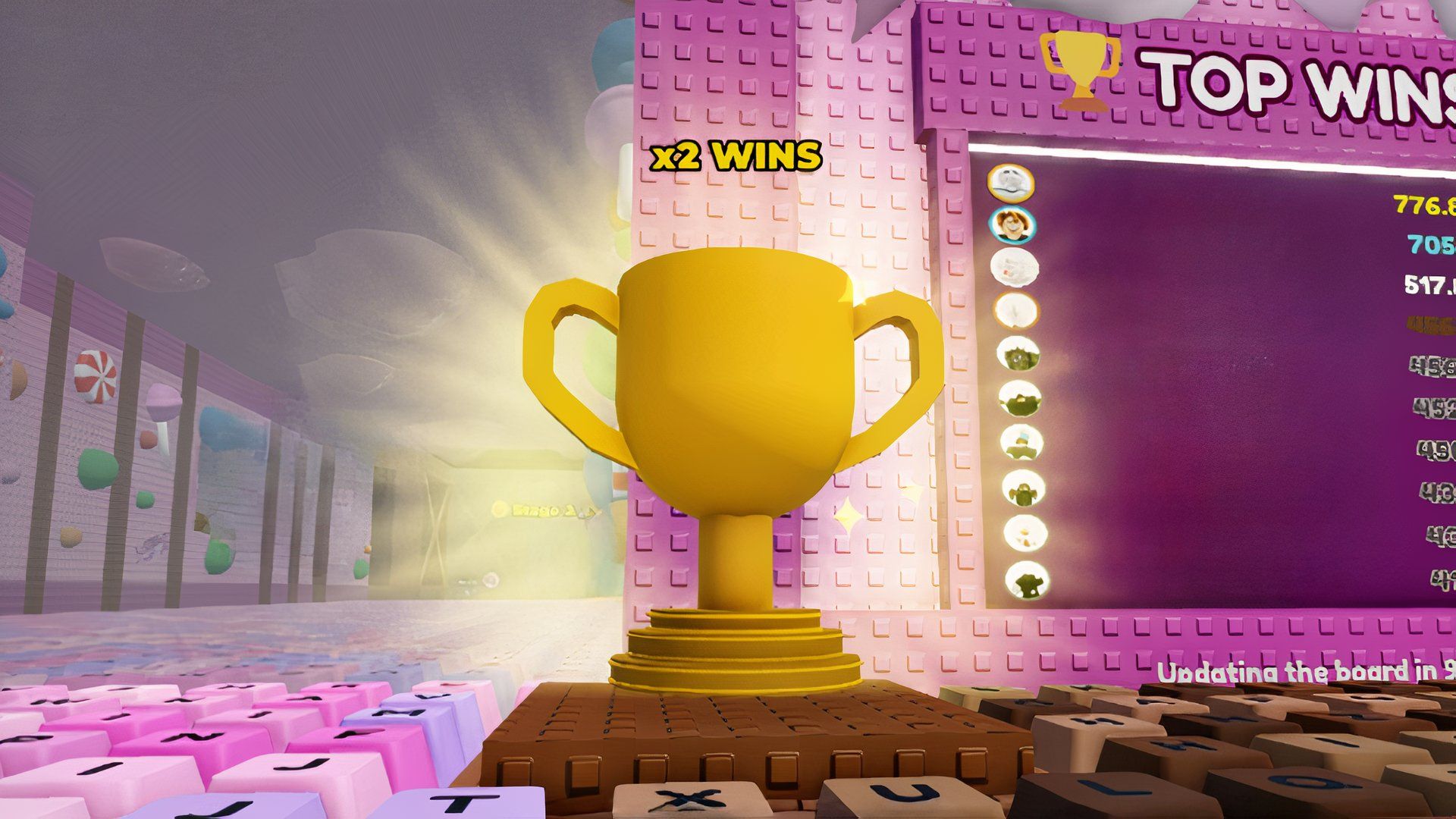 How to get wins in Roblox +1 Speed Keyboard Escape
