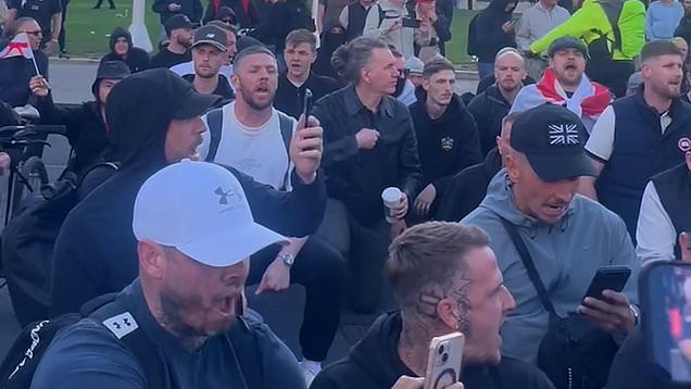 Flash mob in Parliament Square demand police officers 'take the knee'