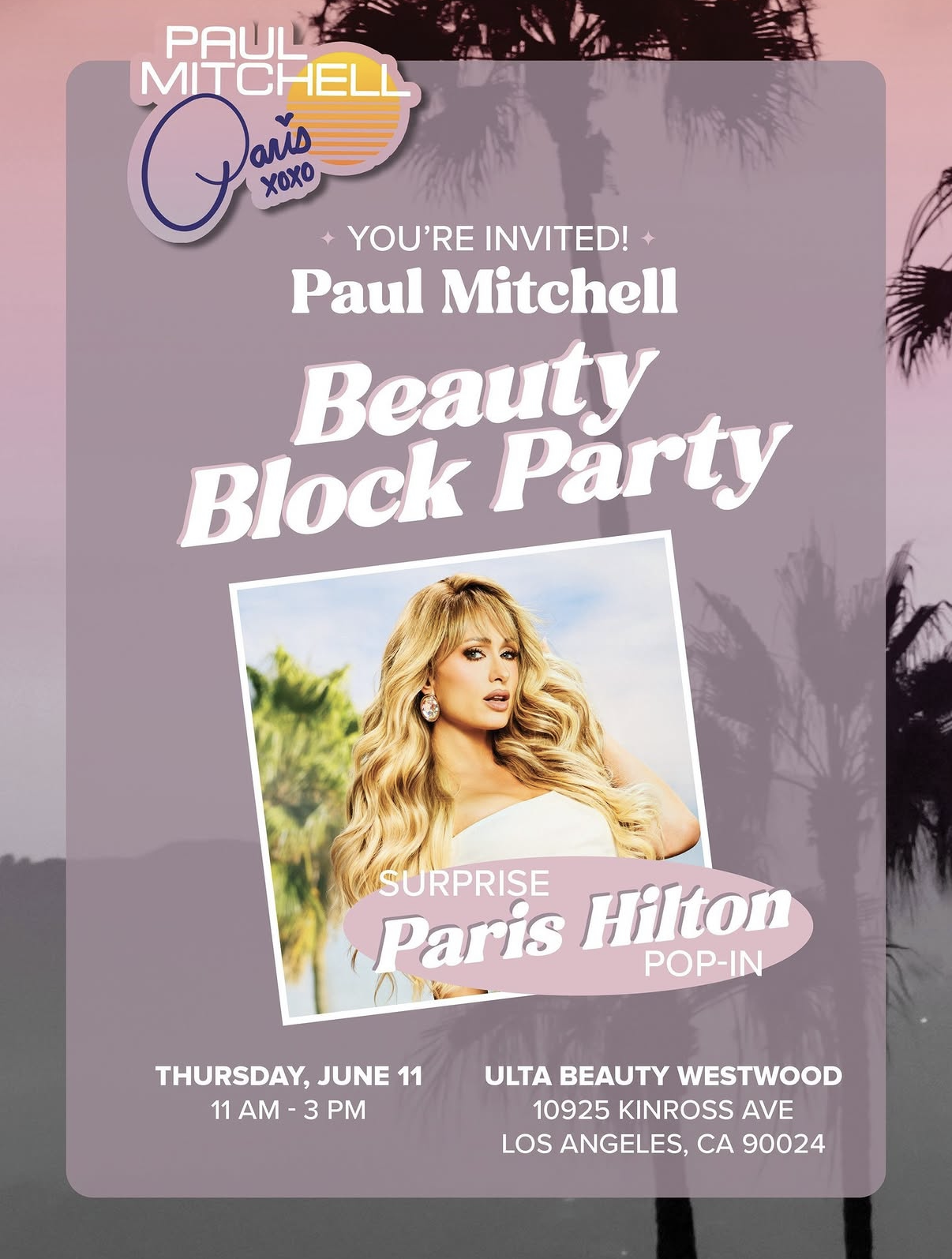 Paul Mitchell beauty block party, LA