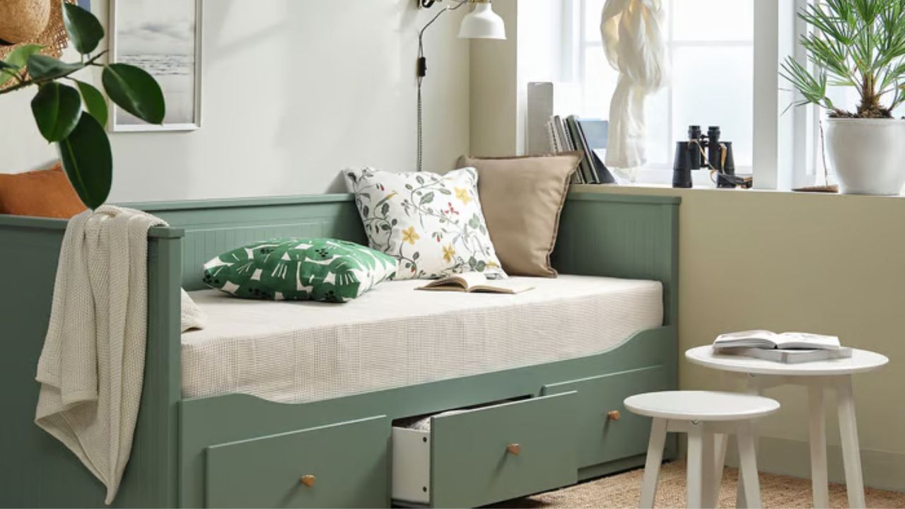 The IKEA HEMNES daybed is back – and it's had a colorful refresh