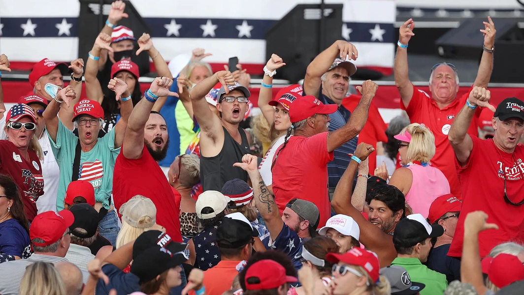 Comedian’s undercover MAGA rally stunt spotlights double standards
