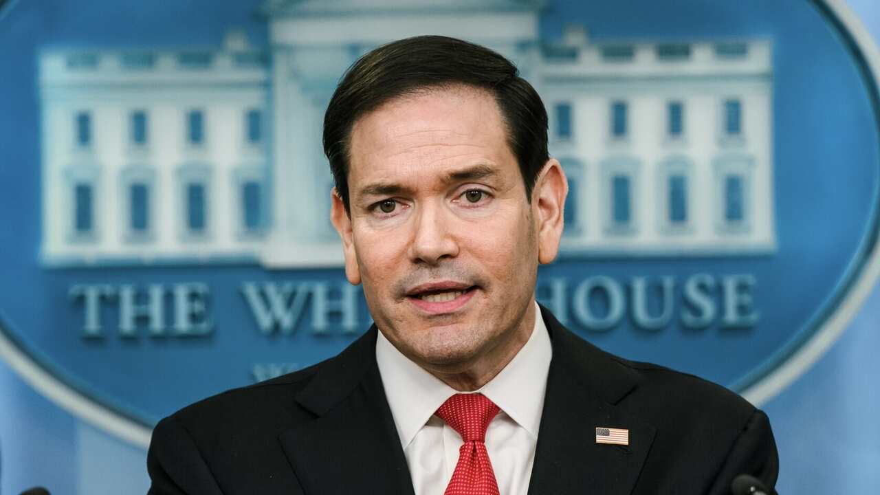 Marco Rubio viene messo alle strette con un video di Trump ...