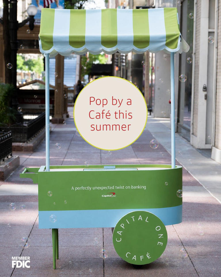 Capital One Cafe summer pop-up – Herald Square, NYC