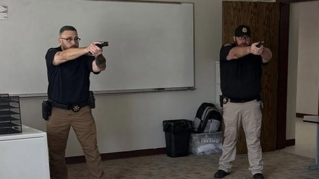 OCSO school resource officers participate in active shooter training