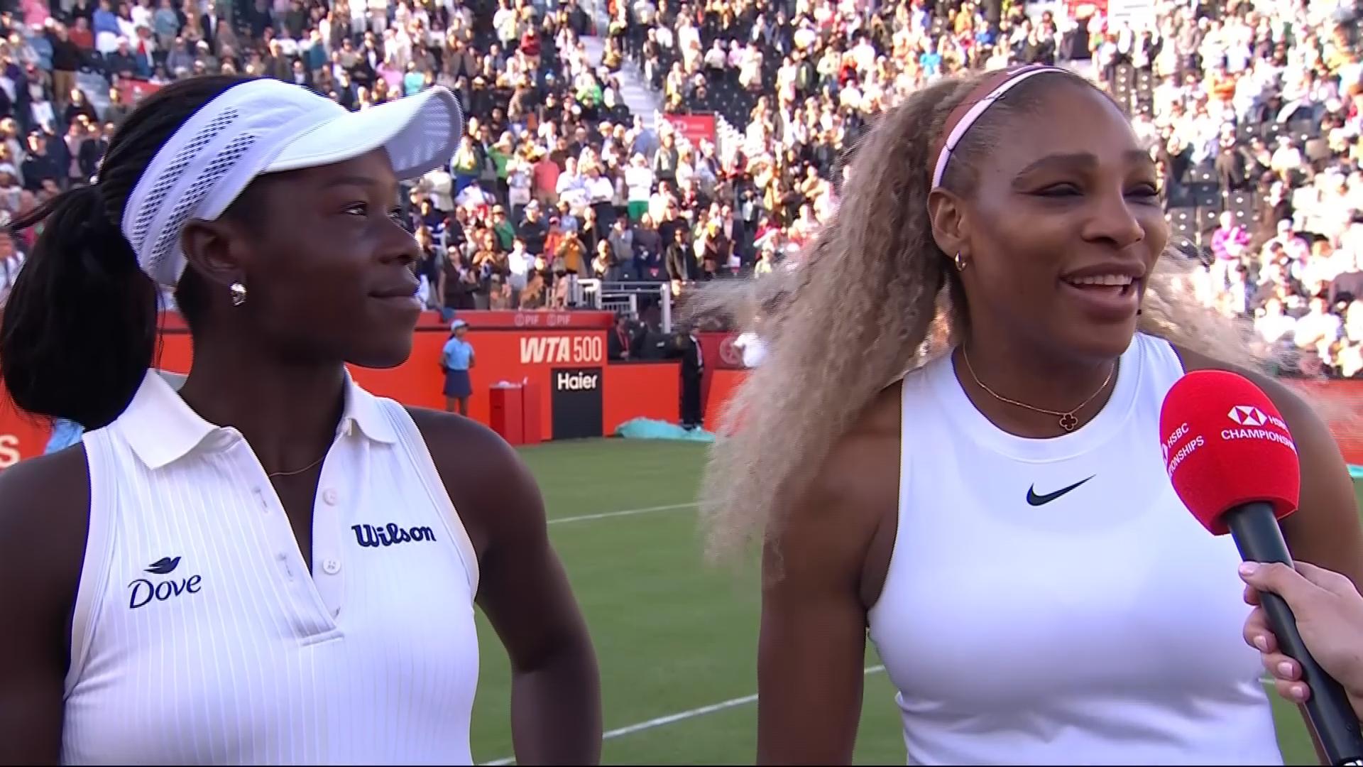 'I got tired of sitting at home' jokes Serena following her triumphant ...