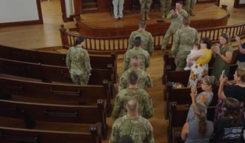 Missouri National Guard members deploy for Middle East mission