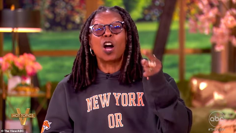 Whoopi sides with Trump over Knicks game appearance