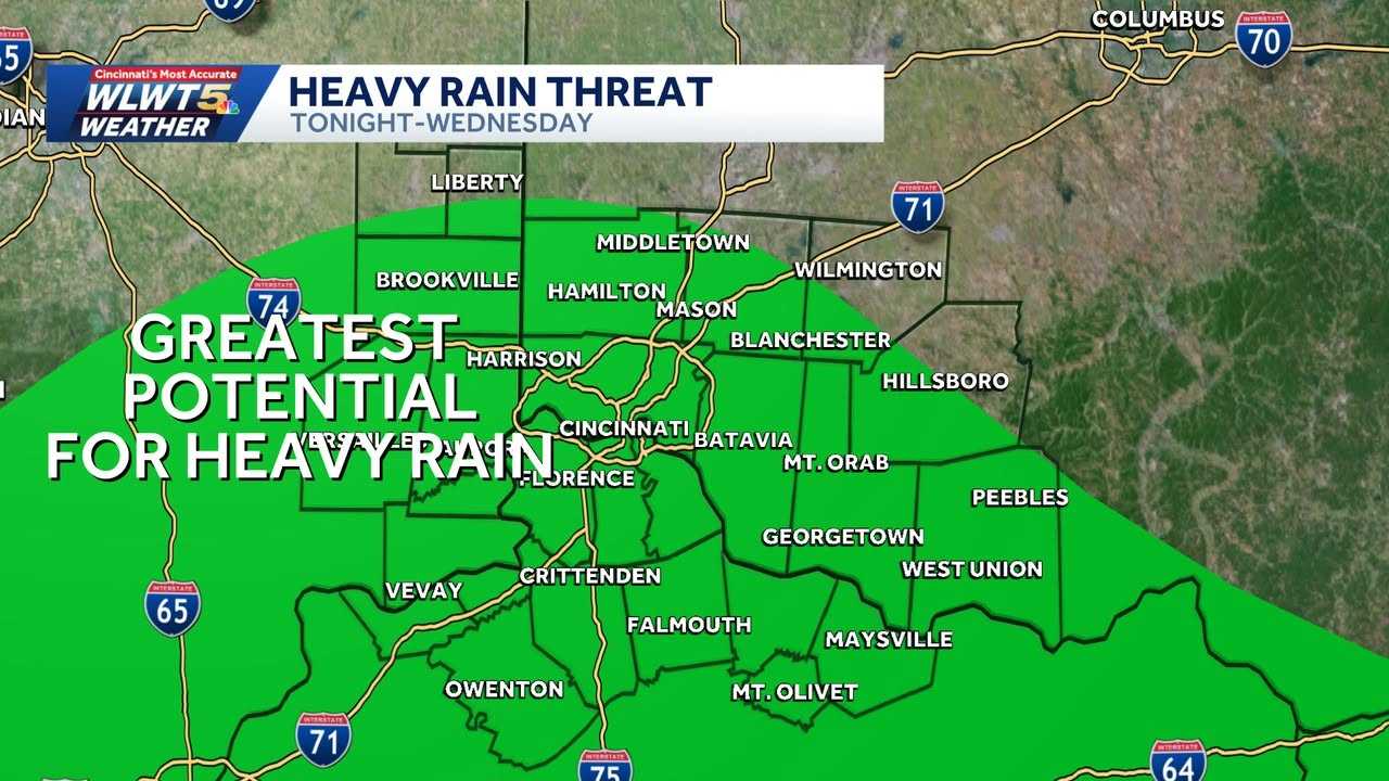 Flood watch: Heavy rain threat brings flooding concerns for Cincinnati