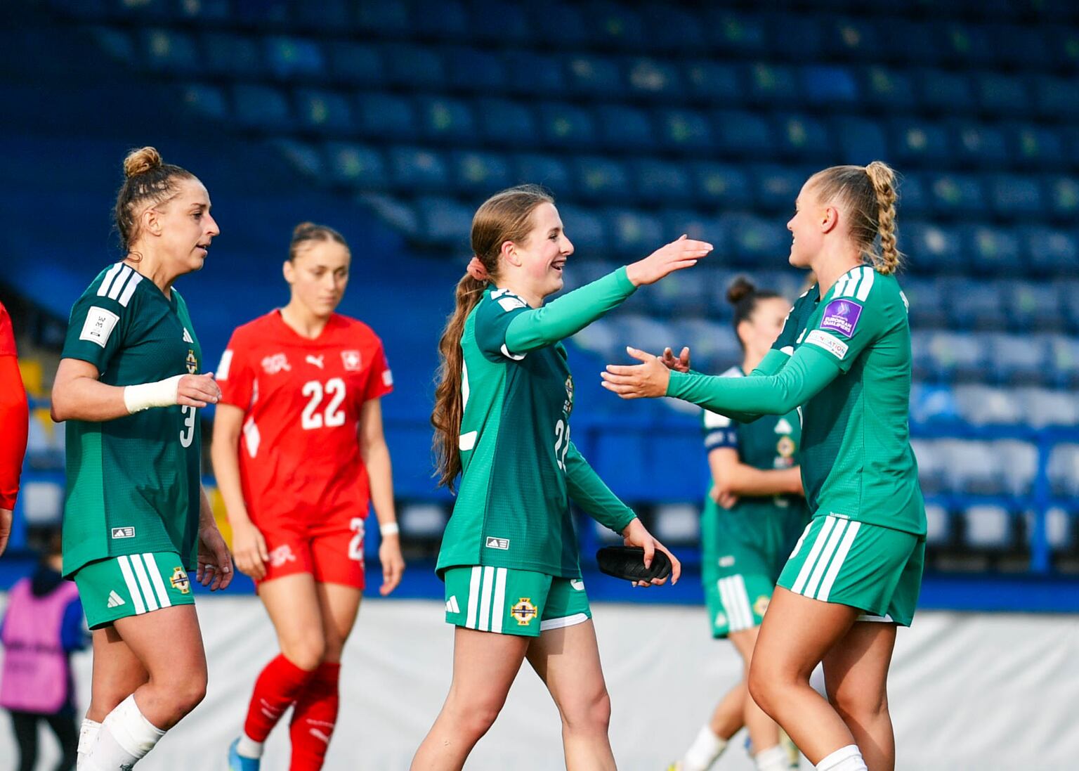 On—and scored—in 66 seconds: Emily Cassap enjoys dream debut for NI ...
