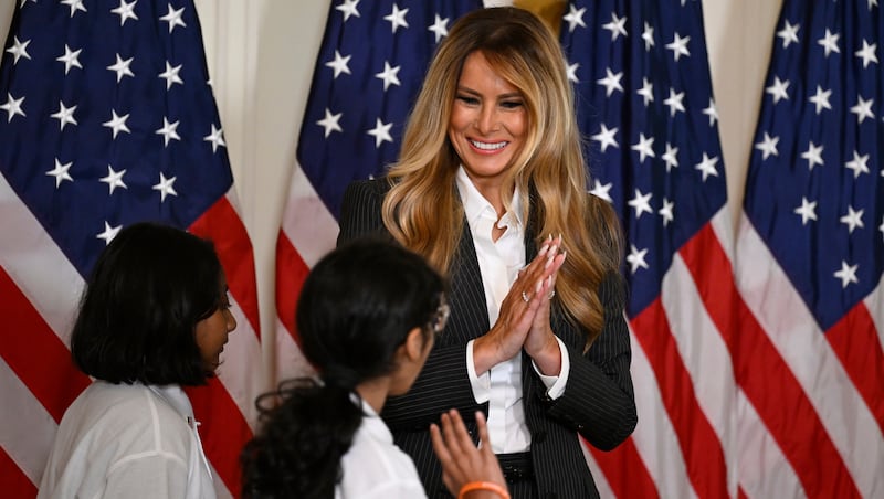 First lady announces winners in presidential AI challenge