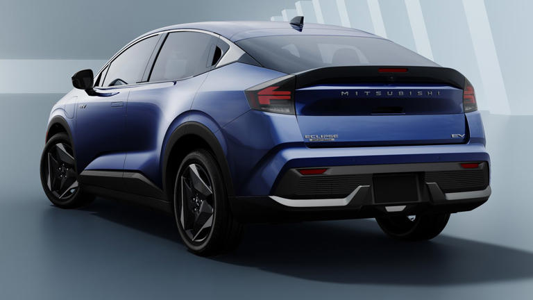 The new Mitsubishi Eclipse is actually a Nissan Leaf underneath