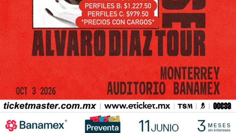 Álvaro Díaz en México: estos son los precios de los boletos de sus ...