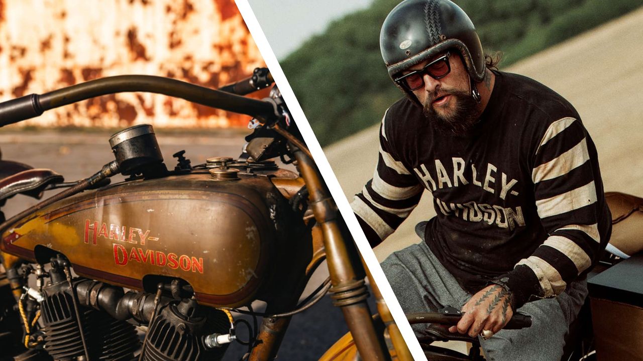 Jason Momoa hails electric conversions of his 100-year-old Harley-Davidsons