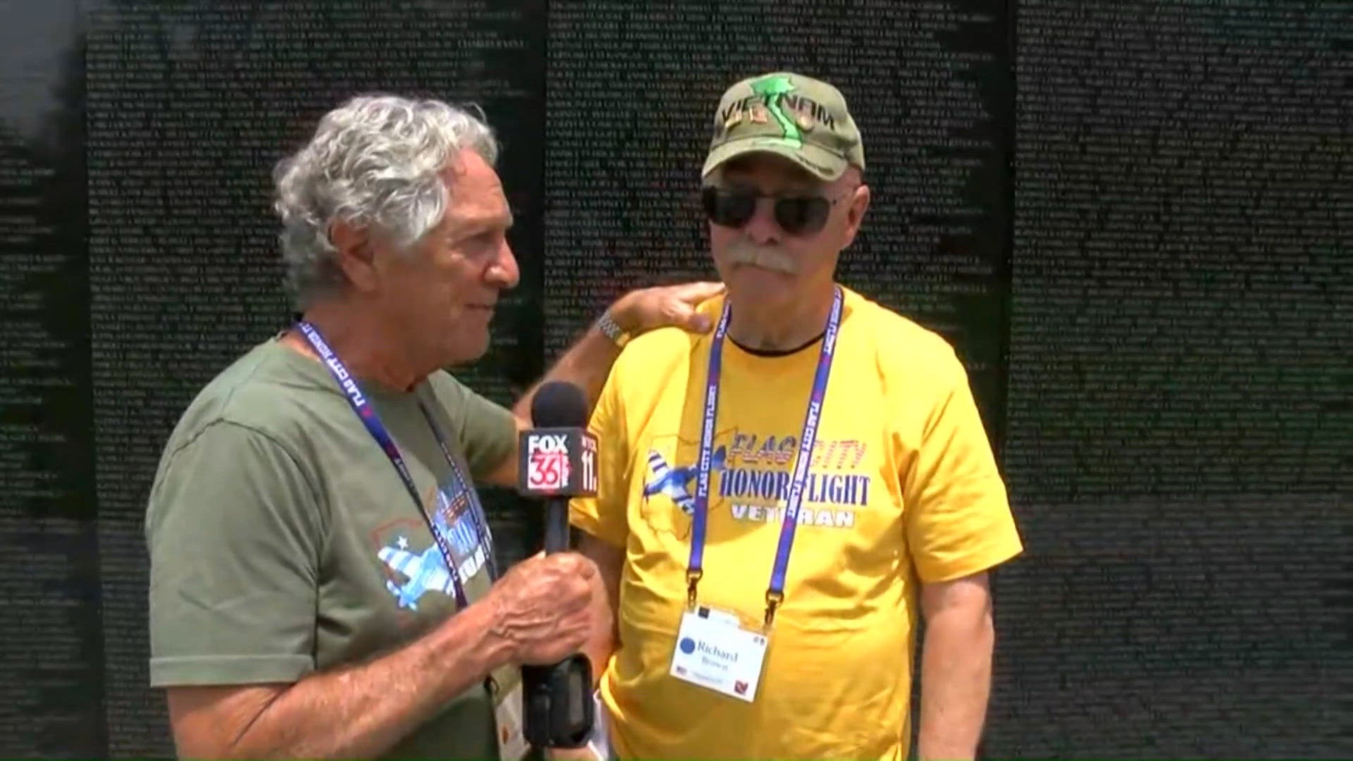 Flag City Honor Flight veterans see memorials in DC constructed in ...