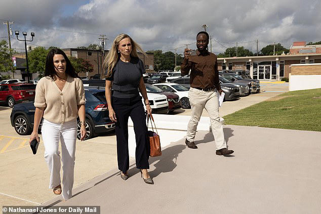 Former Louisiana mayor Misty Roberts arrives in court for sentencing