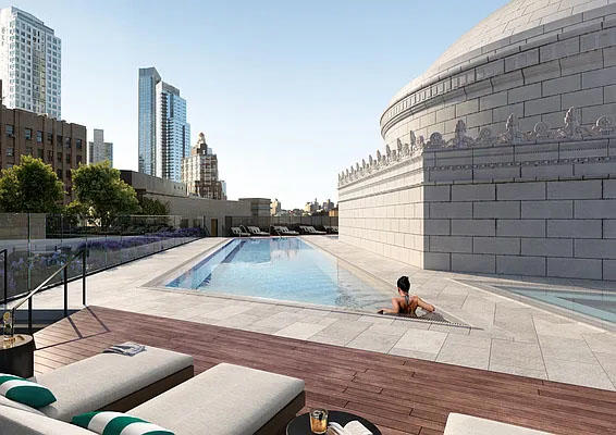 Splashy outdoor pools are coming to NYC rentals — luring tenants with ...