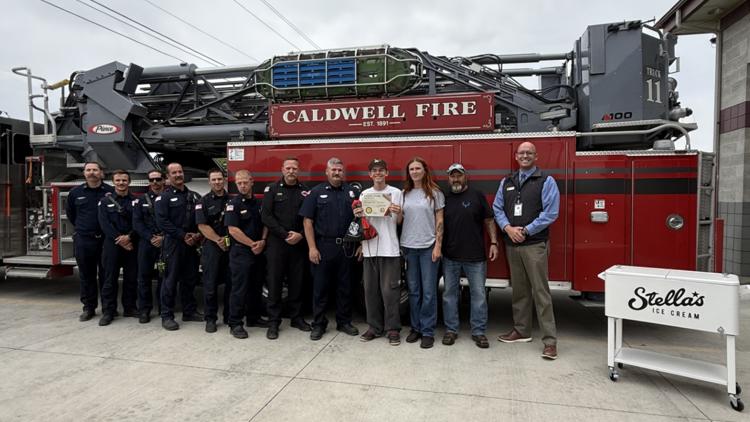 Idaho teen's act of courage helps save mother's life. Caldwell Fire ...