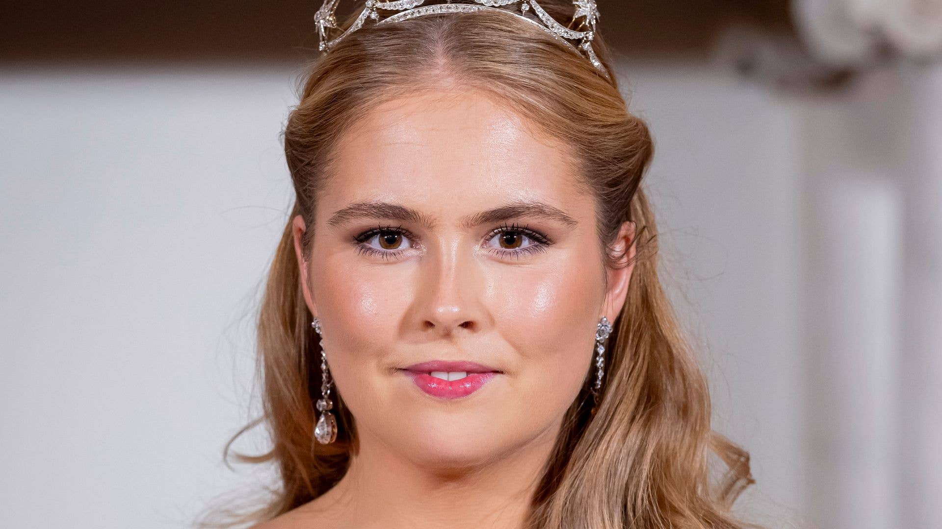 Princess Amalia has Cinderella moment in crystal gown - and Queen ...