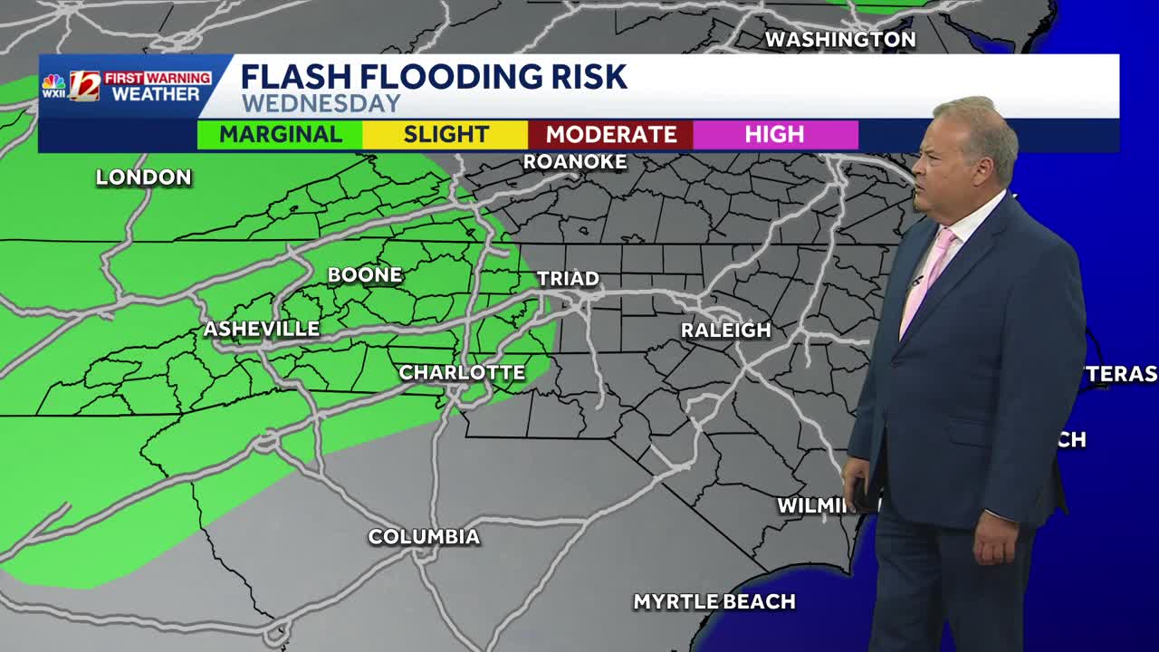 Storm risk increasing as midweek heat returns