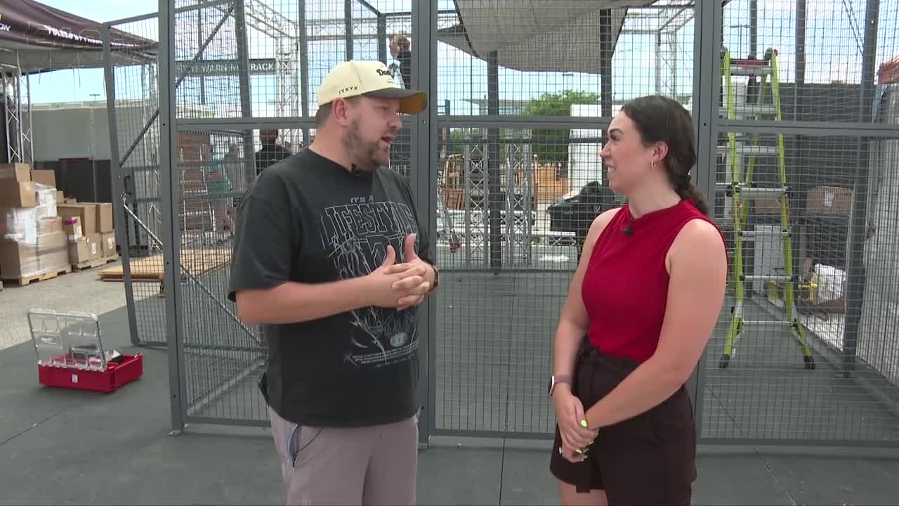 Baseball Village prepares to open in downtown Omaha for the Men's ...