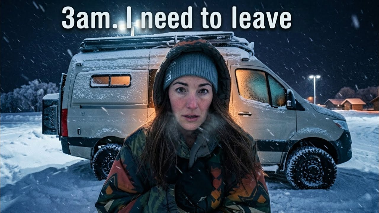 Snow storm camping alone goes so wrong