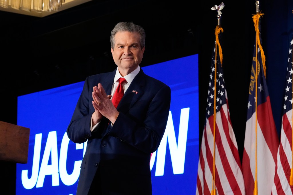 Trump-backed Burt Jones' chances of losing to Rick Jackson in Georgia—poll