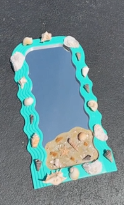 Create a magical mermaid mirror straight out of a fairy tale