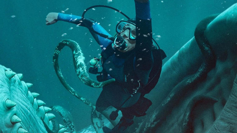 A whale eats guy in 'Whalefall' trailer, a movie about a whale eating a guy