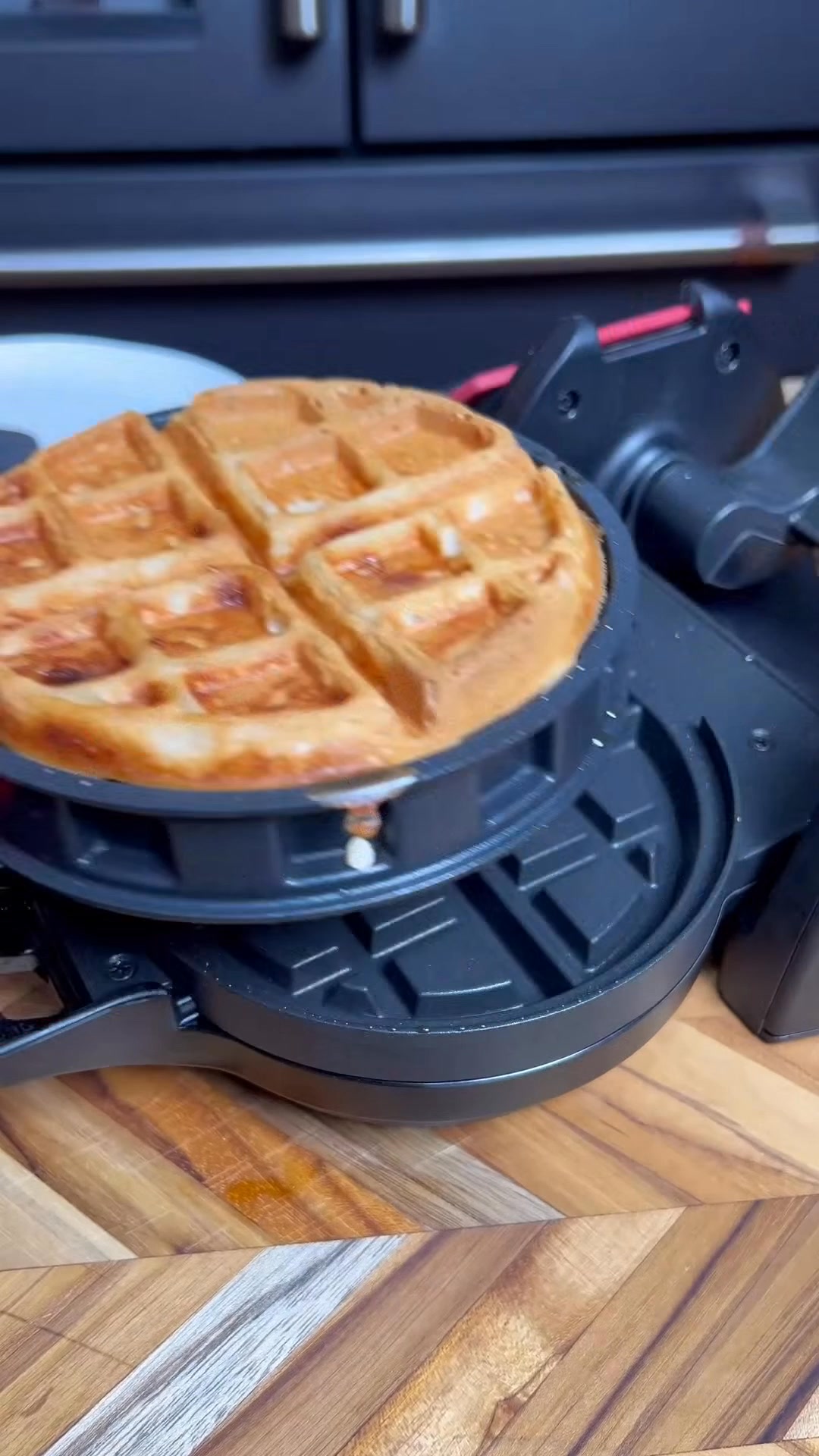 Nutella stuffed waffles