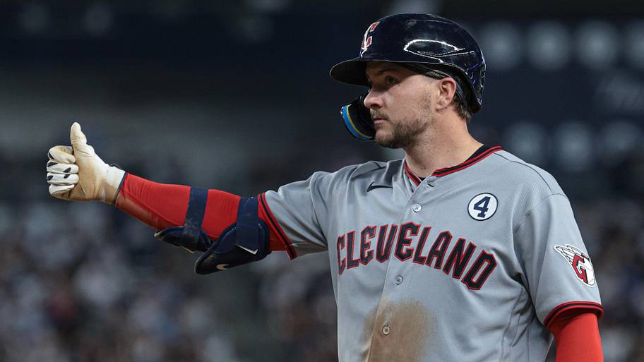 Patrick Bailey settling in with Guardians as catcher and contributor at ...