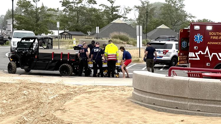 South Haven lifeguards revive unresponsive swimmer on South Beach