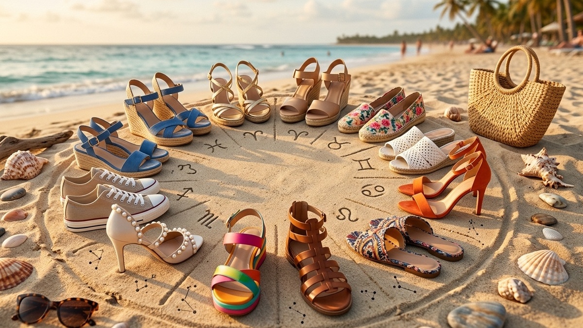 12 zodiac signs, 12 perfect summer shoes