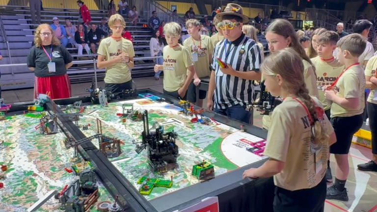 Sharon robotics team places first at international competition