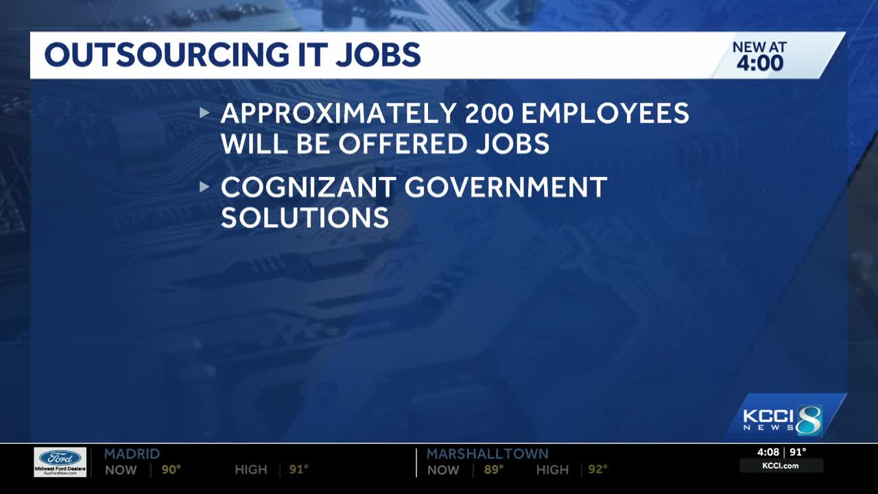 Gov. Reynolds announces plan to outsource Iowa executive branch IT jobs