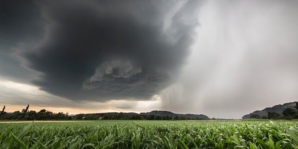 Hier herrschen rote Unwetter-Warnungen