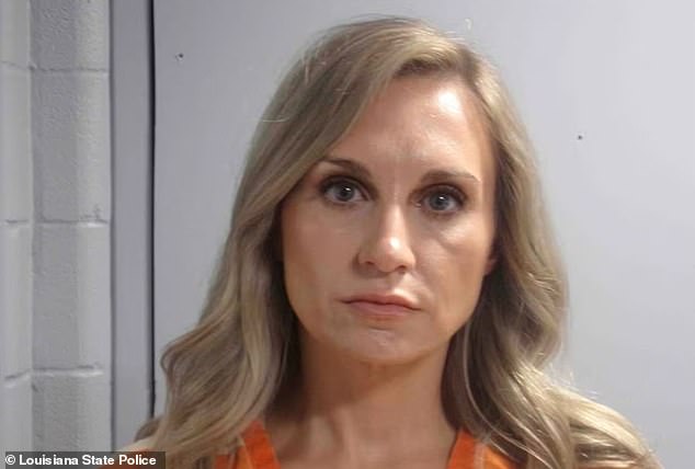 Former Louisiana mayor Misty Roberts arrives in court for sentencing