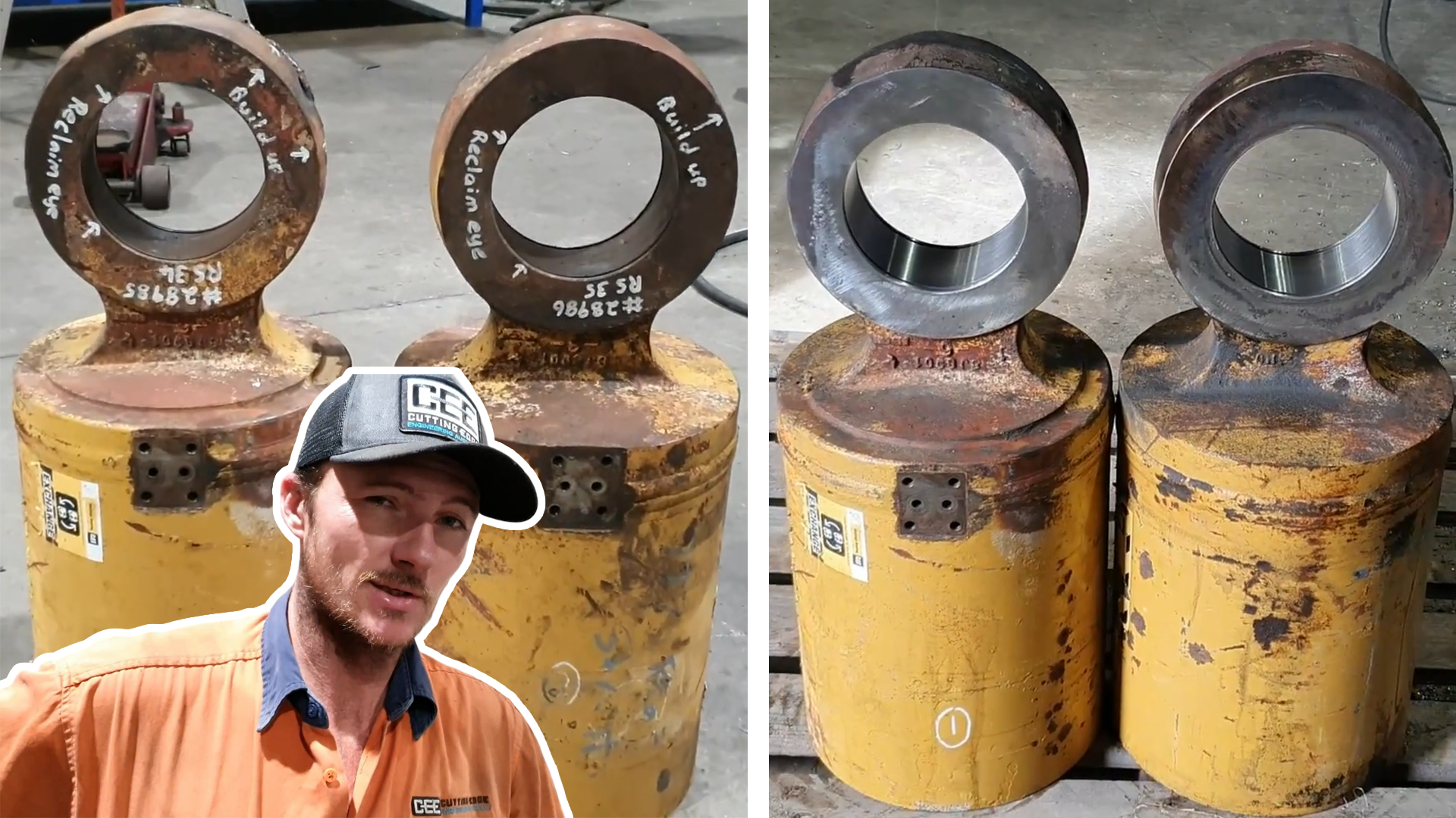 CAT 777 suspension repair