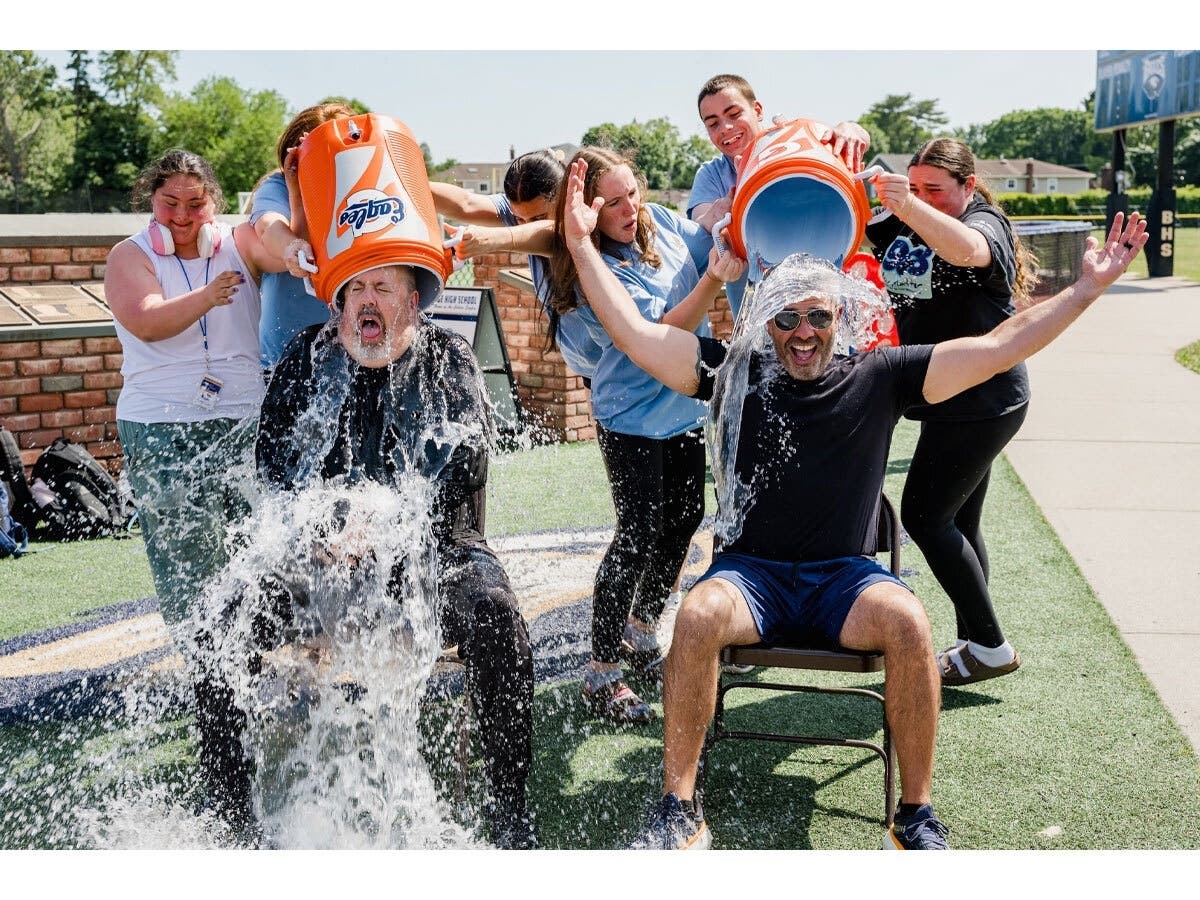 Bethpage High School wellness walk promotes connection, resilience