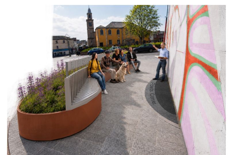 Work to start on new Kilmarnock town centre feature in front of Burns mural