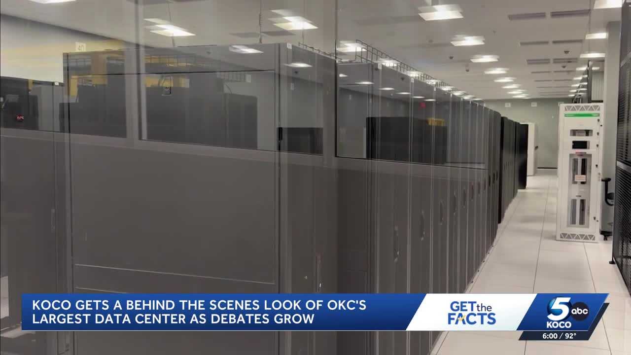Inside OKC metro's largest data center as Oklahoma cities weigh moratoriums