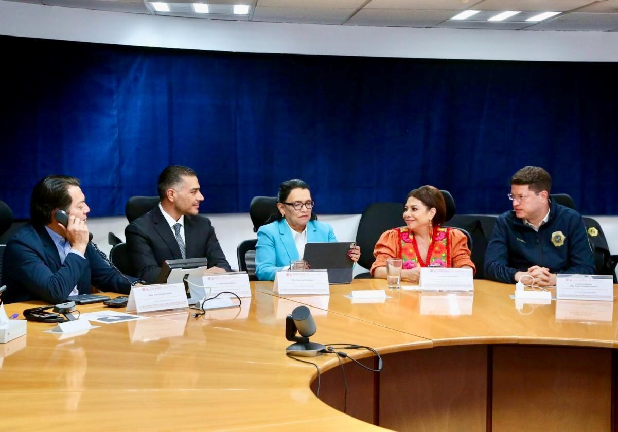 Clara Brugada se reúne con Rosa Icela Rodríguez y Omar García Harfuch ...