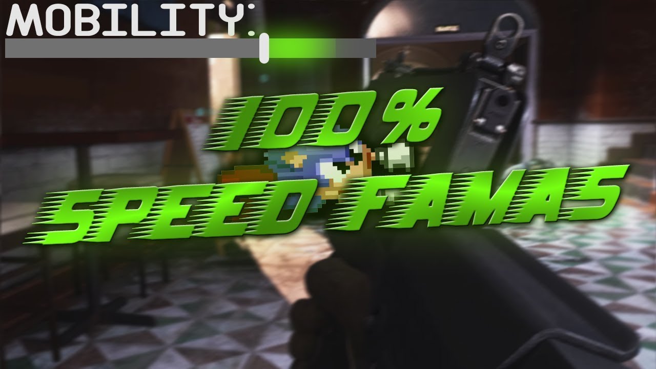 Building a max speed FAMAS in Modern Warfare