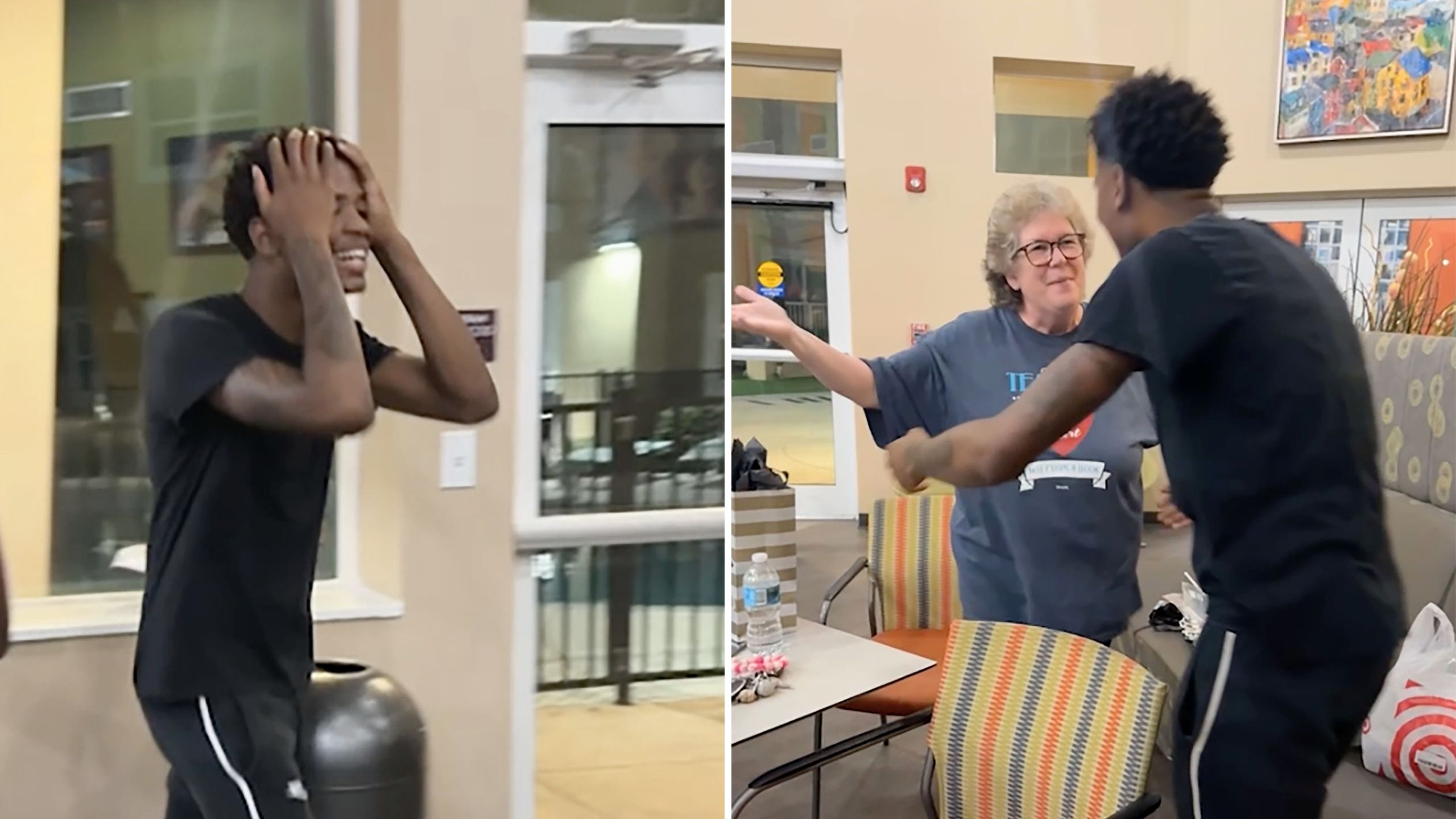 Teen stunned when first grade teacher who set him off on right foot ...